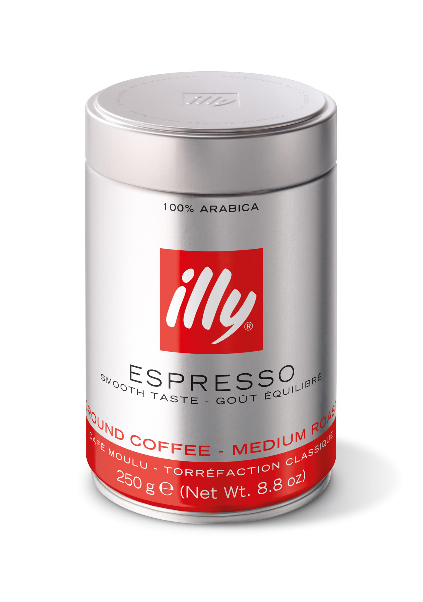 Illy Caffe macinato Espresso, rote Dose | 11006017